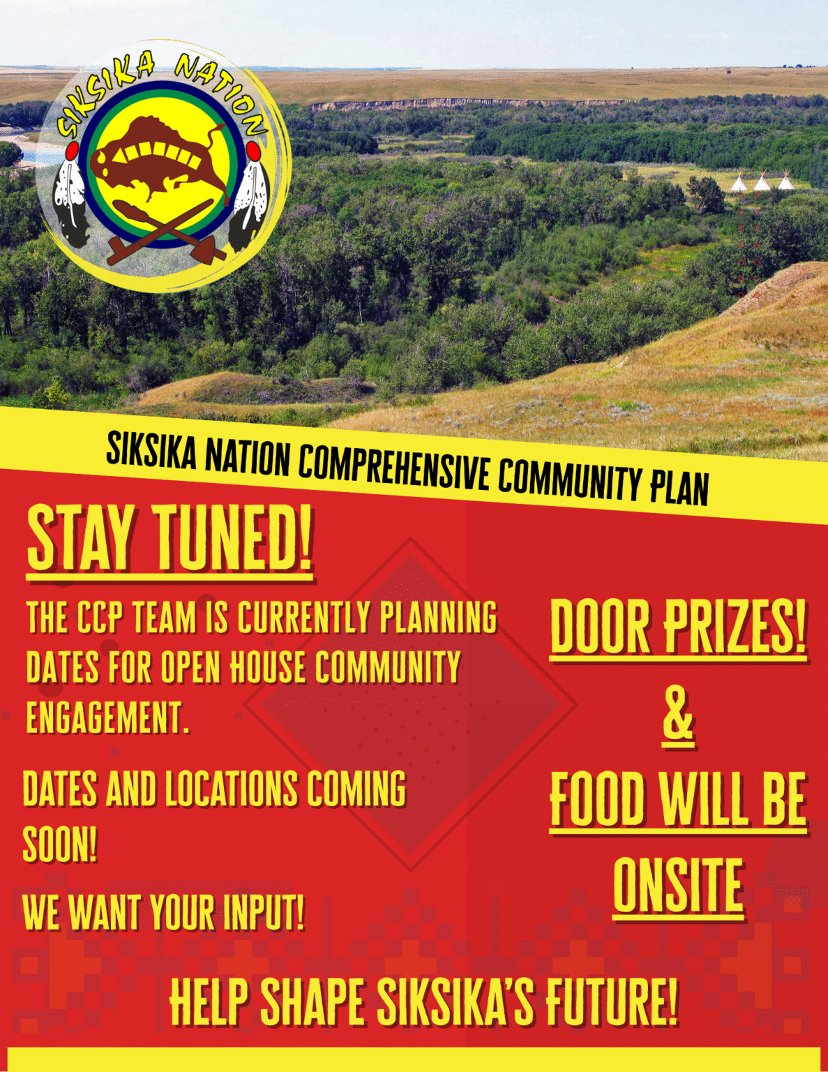 Open House Community Engagement. - Siksika Nation